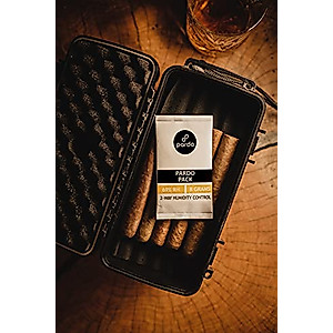 Pardo Humidity Packs 10 Pcs x 8 Grams - Humidor Packets 69% RH 2-Way for Humidity Control, Moisture Packs to Keep Cigars Fresh for Long; 2 Way Humidity Control Packs in Resealable Bag
