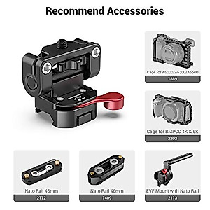 SMALLRIG Field Monitor Holder Mount with Quick Release NATO Clamp - 2100