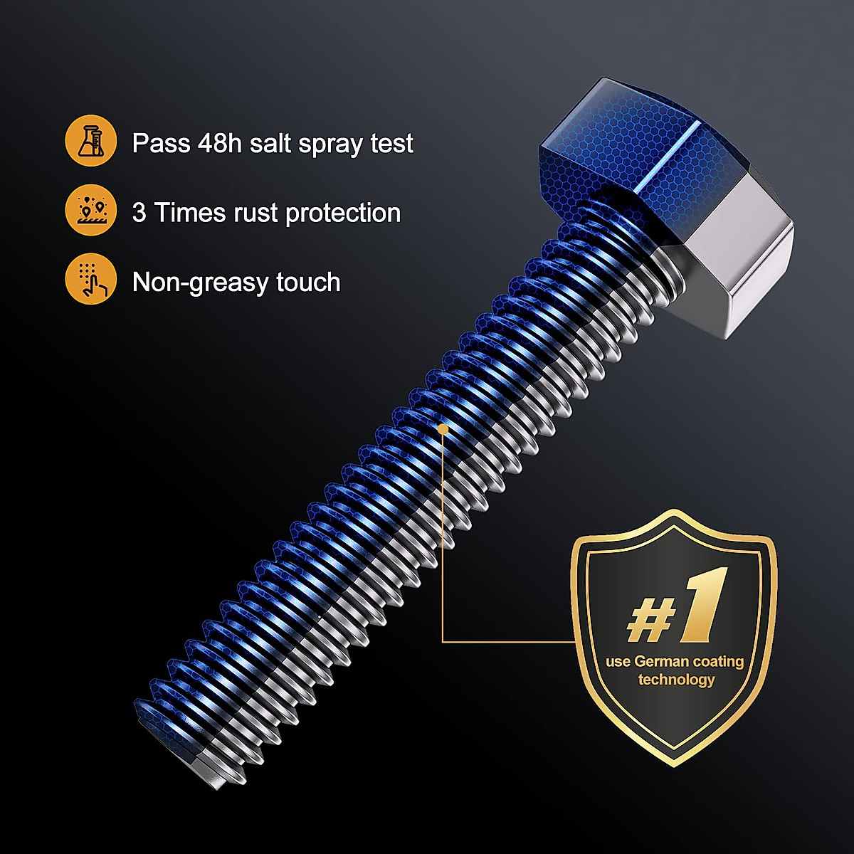 660Pcs M2 Screws Set Black, M2 x 4/6/8/10/12/16/20/25/30mm Hex Socket Head Cap Screws Nuts Washers Assortment Kit, 12.9 Grade Alloy Steel Assorted Screws, Fully Machine Threaded, Allen Socket Drive