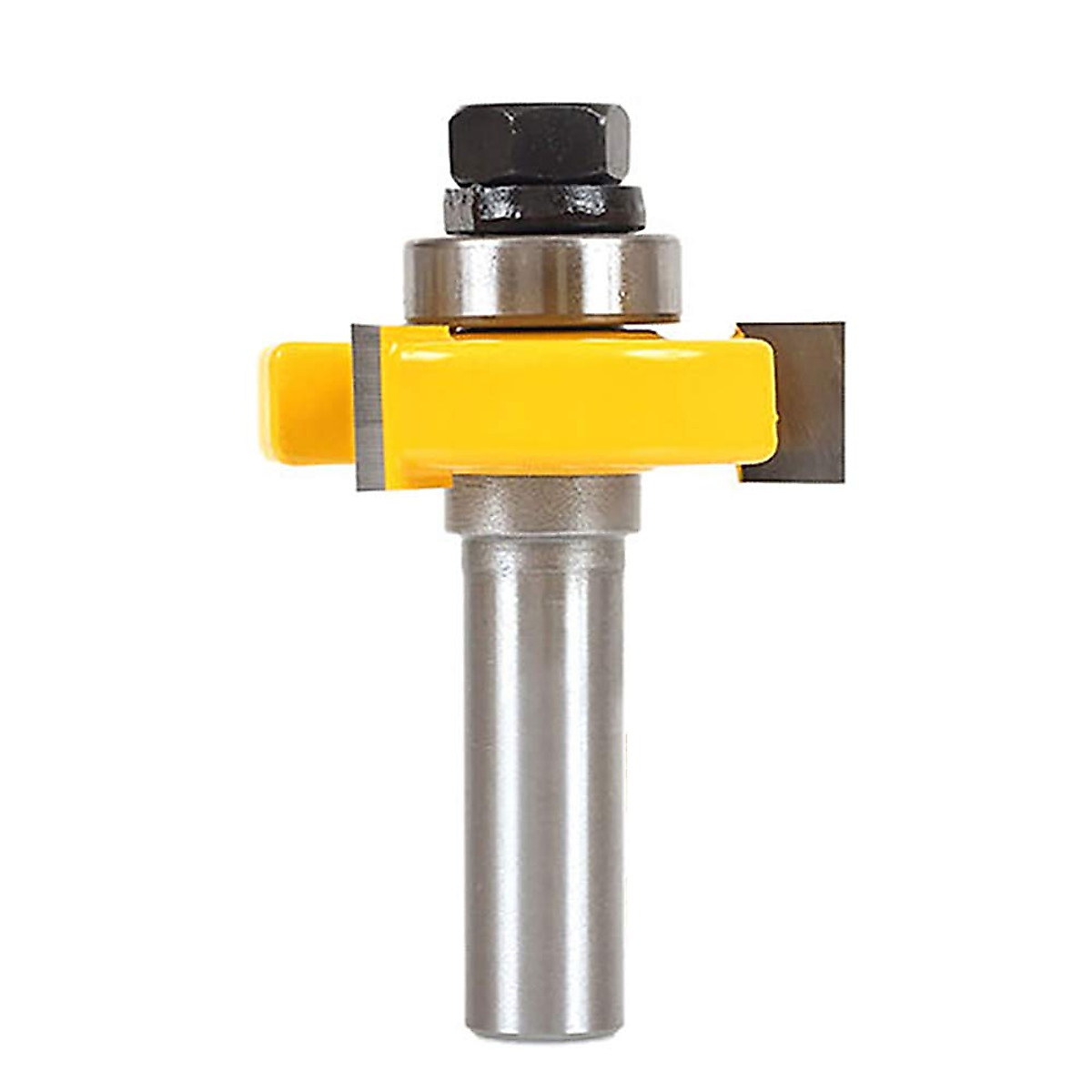 Yakamoz 1/2 Inch Shank Adjustable Tongue and Groove Router Bit Set 1-1/2" Stock Woodworking Cutting Milling Tools