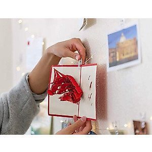 Photo Clip 17Ft - 50 LED Fairy String Lights with 50 Clear Clips for Hanging Pictures, Photo String Lights with Clips - Perfect Dorm Bedroom Wall Decor Wedding Decorations