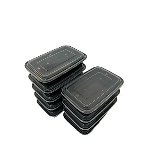 G-BOX Meal Prep Containers with Lids - 32 OZ | 10 Pack | [Meal Prep, Soup, Salad, Candy, Stackable, BPA-Free, Leak Resistant, Reusable, Dishwasher Safe, Microwave Safe, Freezer Safe]