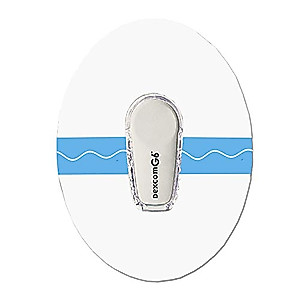 G6 Adhesive Patches Waterproof - 55 Pack Invisible Water-Resistant G6 Overpatch Transparent Stickers for G6-HECHUAN