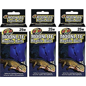 Zoo Med (3 Pack) Moonlite Reptile Bulb - 25 w