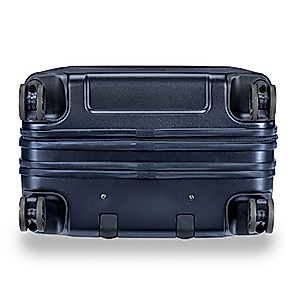 Briggs & Riley Sympatico Hardside Medium Spinner Luggage, Matte Navy, 27-Inch Checked
