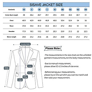 Black Blazer for Men Men's Suit Jacket Slim Fit Men's Sport Coats & Blazers for Wedding Dinner Smoking Jacket Size S