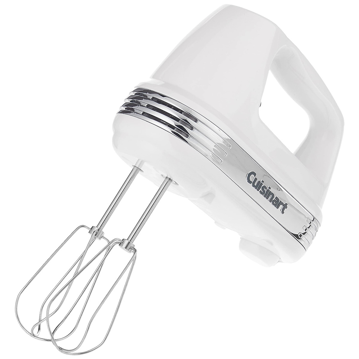 Cuisinart Power Advantage 5-Speed Hand Mixer, White and Cuisinart Stainless Steel Mixing Bowls, 3-Piece Set