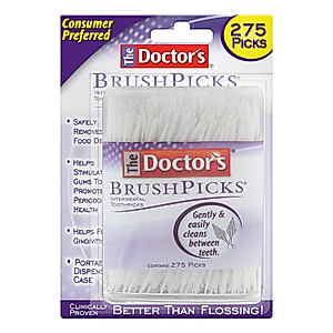 Brushpicks Toothpicks, 275 Count
