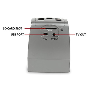 Magnasonic All-in-One High Resolution 24MP Film Scanner, Converts 35mm/126KPK/110/Super 8 Films, Slides, Negatives into Digital Photos, Vibrant 2.4" LCD Screen, Impressive 128MB Built-in Memory