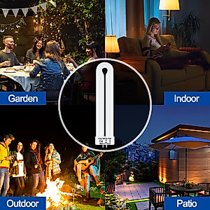 DUNAGA Replacement Bulb for T9, T6, T8 Bug Zapper, 15W, 4-Pin Base, U-Shaped Twin Tube Bulb