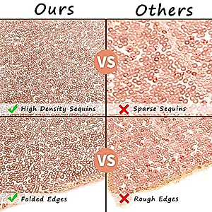 TCBESTO Silver Sequin Backdrop Curtains Glitter Drapes 2FTx8FT 4 Panels for Wedding Birthday Party Decorations Bridal Baby Shower Party Supplies Sparkly Photography Background