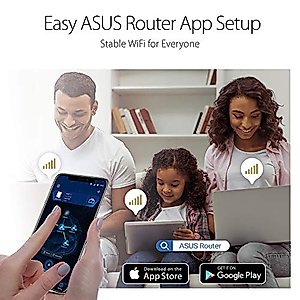 ASUS WiFi Router (RT-AC1200_V2) - Dual Band Wireless Internet Router, Gaming & Streaming, Easy Setup, Parental Control