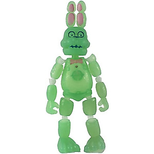 MOV Lightening Toy Security Breach Series Foxy Bonnie Fazbear PVC Action Figures Models Dolls Birthday Gift Toys for Kids (d)