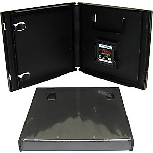 (50) Standard Empty Replacement Game Cases - Compatible with Black Nintendo DS - VGBR14DSBK