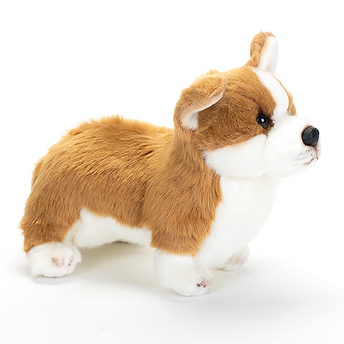 Nat and Jules Standing Small Corgi Dog Children's Plush Stuffed Animal Toy