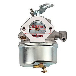 Carbhub 640298 Carburetor Snowblowers for Tecumseh OHSK70 OH195SA 5.5hp 7hp Engines Replaces 932036 932504 ST524 with Spark Plug Throttle Control Knob Primer Bulb