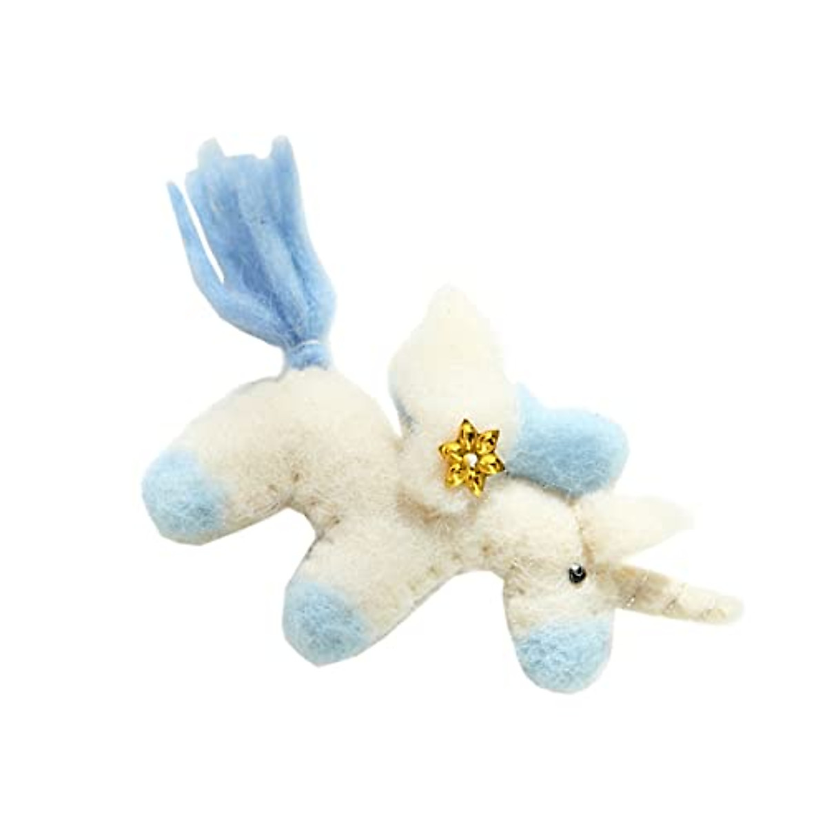 BESTOYARD Christmas Decor Wool Felt Ornament Hanging Pendant Unicorn Pendant Christmas Tree Accessories