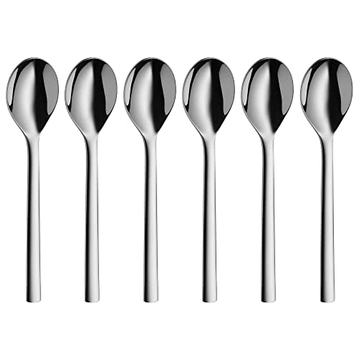 WMF 1291376040 Fruit Knife and Fork Set of 13 for 6 People Nuova Cromargan Stainless Steel Polished Silver 25.3 x 12.5 x 3 cm