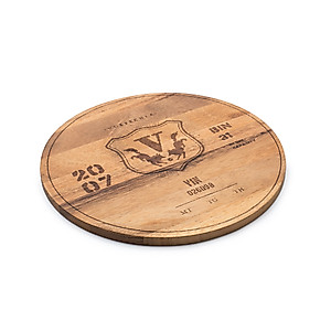 Ironwood Gourmet, 0.5 x 9 x 9 inches, Multi-Use Circle Serving Board: 2007 Wine Barrel