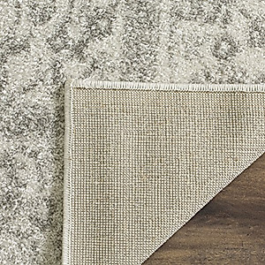 SAFAVIEH Adirondack Collection 10' x 14' Ivory / Silver ADR109C Oriental Distressed Non-Shedding Living Room Bedroom Dining Home Office Area Rug