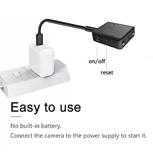 TACUWA Spy Camera Hidden Camera WiFi,Smallest HD Mini Spy Cam for Home Security Easy to Use Wireless Indoor Surveillance with Motion Detection Night Vision