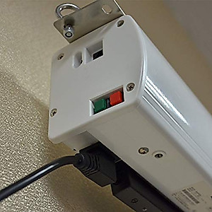 FMOGE 16:9 4k Motorized Tensioned Projector Screen Black Crystal ALR Projection Screen for Your Home Theater (Size : 133 inch)