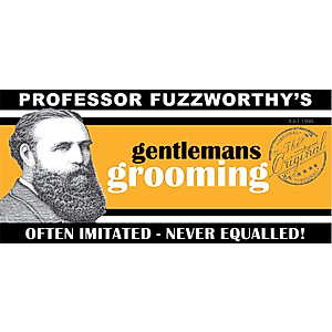 Beard Care Kit Professor Fuzzworthy Beard Conditioner Balm & Best Beard Shampoo Bar - All Natural Chemical Free - Organic Essential & Kunzea Oils - Tasmania Australia