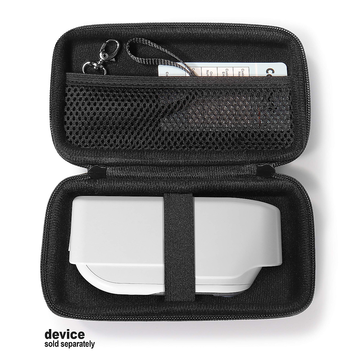 CaseSack Case for Ear/Infrared Thermometer: Braun ThermoScan 7, 7+, 5 IRT6500, 3 Braun Digital Ear Thermometer; iProven, iHealth, MILDSIX, KDT, EasyEast, CandyCare, LAMIG, Hugum, GoodBaby, Famidoc