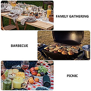 Beavorty 1Pcs Burger Serving Trays Banquet Food Plate Rectangle Dinner Plates Stainless Steel Square Dishes Food Container