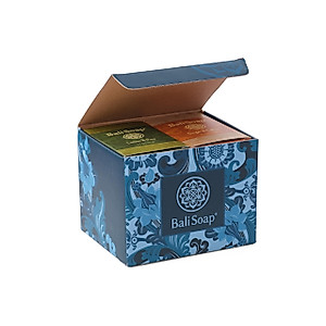 Bali Soap - Masculine Collection Natural Soap Bar, All Natural Mens Soap, Bath Soap & Luxury Gift for Men - Vegan & Handmade Soaps for Face, Hand & Body, 6pc 3.5 Oz Each