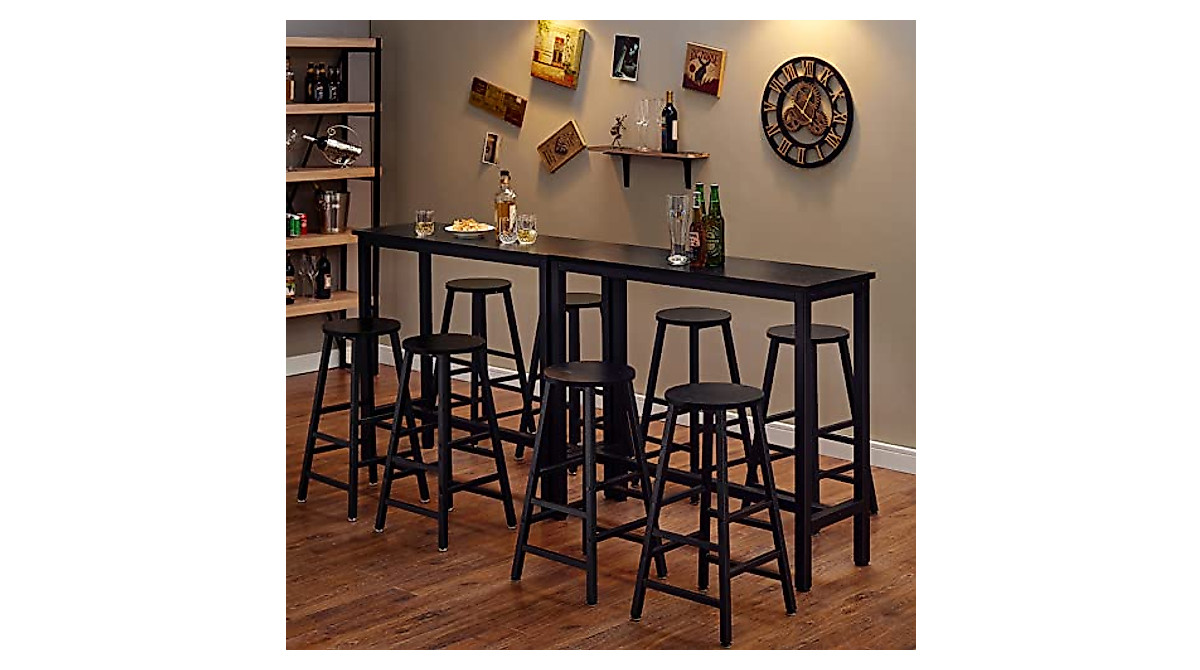 Mr IRONSTONE 39" Bar Table - Stylish & Compact Design