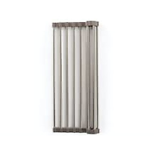 BINO Roll-Up Dish Drying Rack | Portable Stainless Steel Rolling Rack for Kitchen Sink | Over-The-Sink Drying Rack Roll-Up | Roll-Up Dish Drainer | Kitchen Dripping Rack | Modern Kitchen Accessories