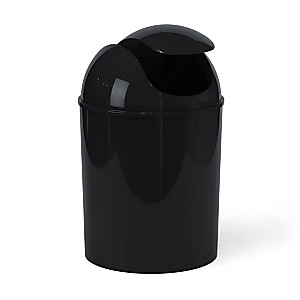 Umbra Mini Waste Can 1-1/2 Gallon with Swing Lid, Matte
