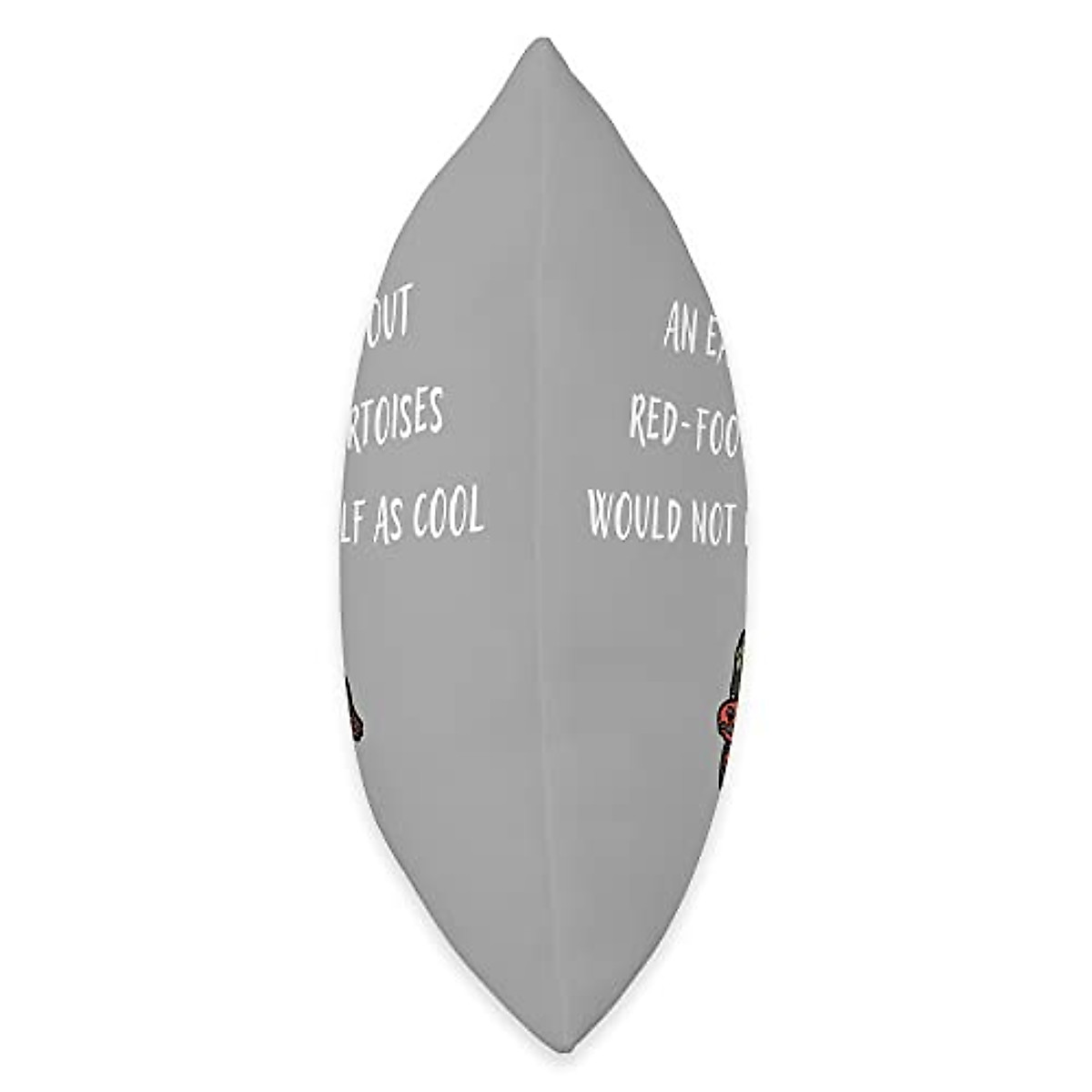 Red-Footed Tortoise Merch An Earth Without Red-Footed Tortoises Throw Pillow, 18x18, Multicolor