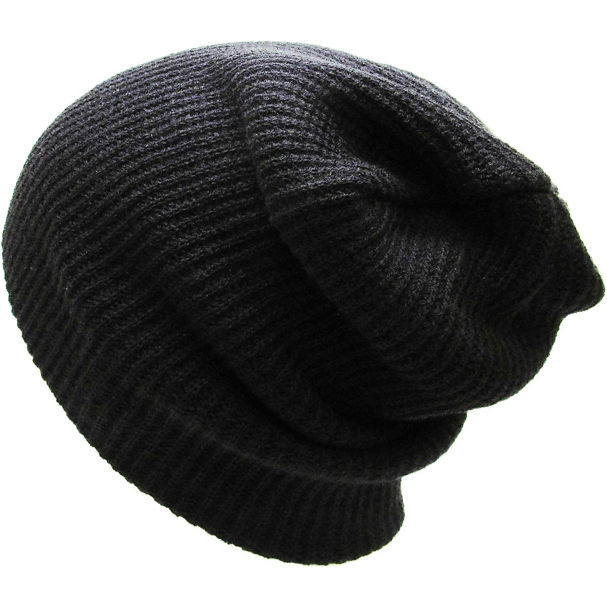 KBW-12 BLK Comfortable Soft Slouchy Beanie Collection Winter Ski Baggy Hat Unisex Various Styles