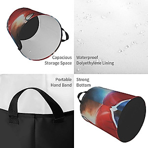 S-piderman Circular Hamper Dirty Clothes Handles Basket for Storage Organizer Storage Bin,Kids Room,Home Organizer,Nursery Storage,Baby Hamper,Durable With Printing