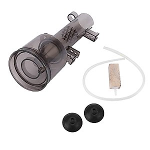 Joyzan Protein Skimmer, Fish Tank Surface Skimmer Saltwater Filter Accessory Aquatic Pet Supplies for Small Coral Aquarium(Type 2)