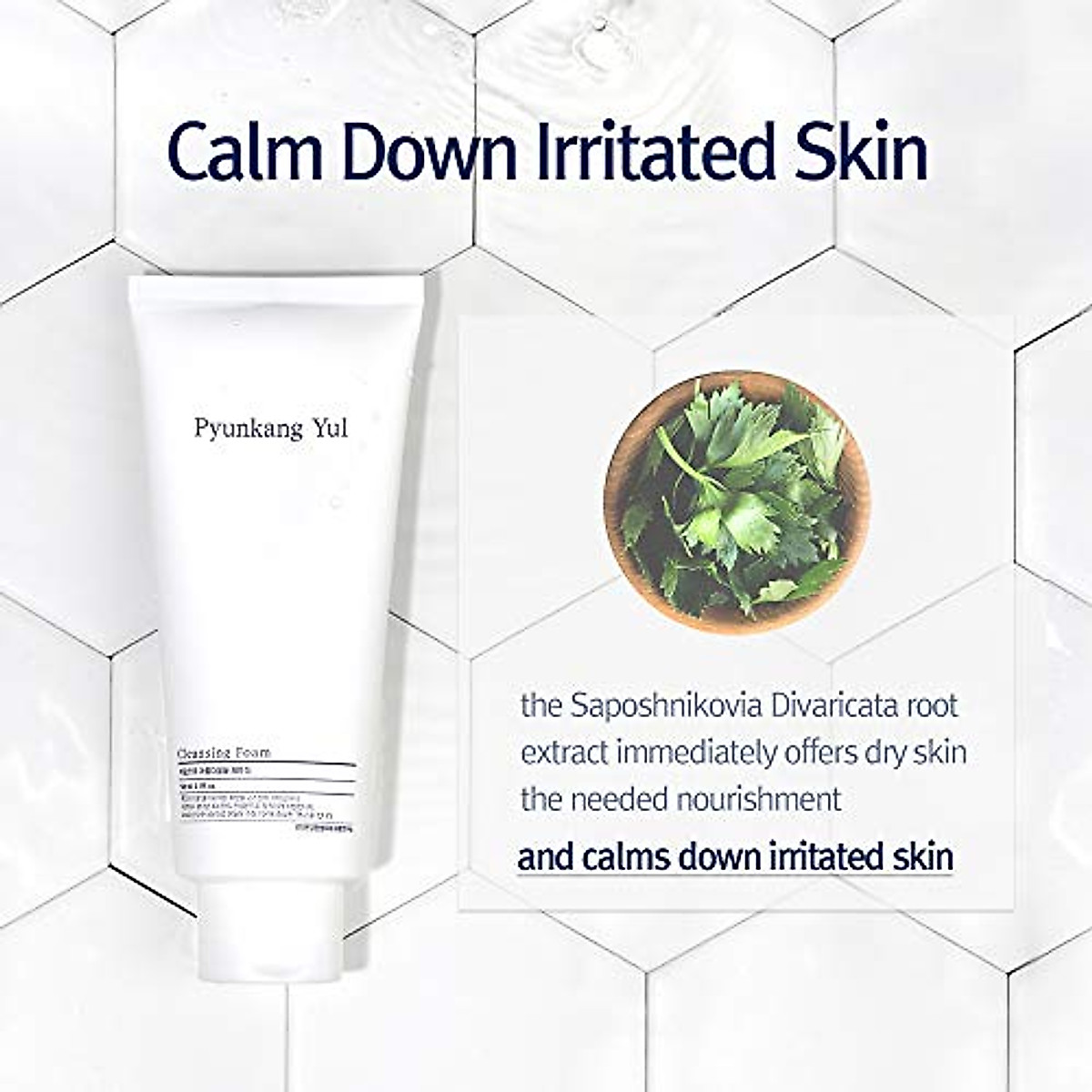 PYUNKANG YUL Cleansing Foam - Korean Facial Wash for All Skin Types - Zero-irritation Face Washer extracted from Coconut - Moisturized Skin & Creating Moisture Barrier after Cleansing - 5.1 Fl. Oz