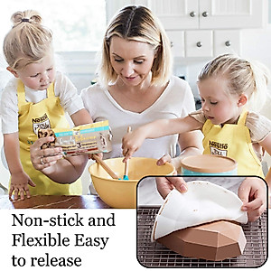 Heart Molds for Chocolate 8.7 Inch large Silicone Cake Mold, 2 PC Silicone Letter Mold and 4 PC Hammer for Valentine Candy Mousse Cake