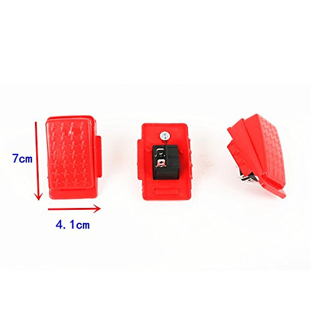 Accelerator Foot Pedal Electric Switch Accessories for Kids Ride On Car Children Electric Ride On Toy Replacement Parts Red 2-pin Socket