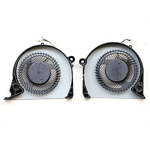 New Laptop CPU and GPU Cooling Fan for Dell inspiron 15 7577 7588 G5 15 5587 G7 7577 7588, Vostro 15-7580 7570 P71F P72F DFS2000054H0T FJQS DFS541105FC0T FKJF DC 5V 0.5A 4-pin(Two Fans)