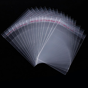 200PCS Clear Self Sealing Cellophane Bags,4x6 Inches Self Adhesive Resealable Cello Cookie Bags Individual Candy Treat Bags for Cookies Packaging Gift Giving