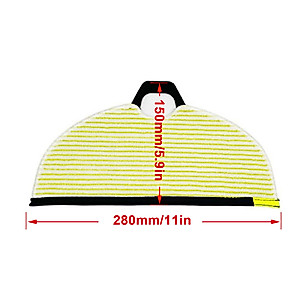 HIFROM RV2001WD Replacement Mop Pads Compatible with Shark RV2001WD RV2002WD AV2001WD RV2000WD Robot Vacuum,Shark Vacmop Pads Refills 4 Pack