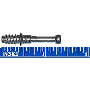 24mm (35mm Overall) Dowel Pin for Cam Lock Disc Furniture Connectors 11mm Long Euro Wood Thread Fits 5mm Hole (10 Pack) Fits Titus