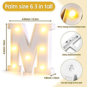 Woanger 8 Pieces Prom 2023 LED Marquee Letter Lights, Sign Light Up Marquee Numbers Letters 2023 Graduation Decorations Prom 2023 Table Top for 2023 Graduation Party Supplies, Battery Operated