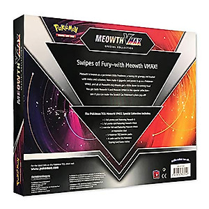 Pokemon TCG: Meowth V Teaser Box | 5 Booster Packs | 2 Foil Promo Cards | 1 Oversize Foil Card | Genuine Cards