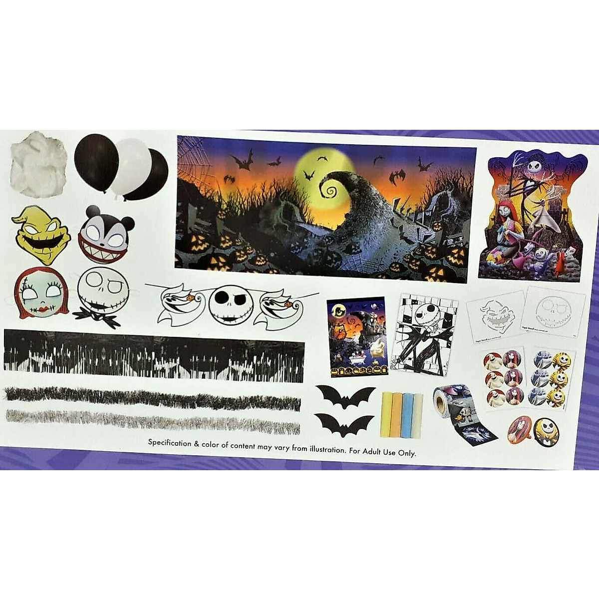 Halloween Trunk or Treat Car Decorations Kit - For Your Car (Nightmare Christmas)