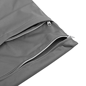 babygoal Wet Dry Bags for Baby Cloth Diapers, Washable Travel Bags, Beach, Pool, Gym Bag for Swimsuits & Wet Clothes with Two Zippered Pockets 3 Pack(S,M,L), 3SML01