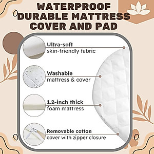 Diaper Changing Basket, Burp Cloth and Diaper Changing Sheet (Big Package), Portable Changing Pad, Unisex Changing Basket, Foam Diaper Changing Pad for Dresser, Changing Table Topper for Dresser