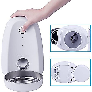 DOGNESS Smart Feed Automatic Cat Feeder, Wi-Fi Enabled Pet Feeder for Cat and Small Dog, Smartphone App for iOS and Android, Portion Control, Fresh Lock System Auto Food Dispenser